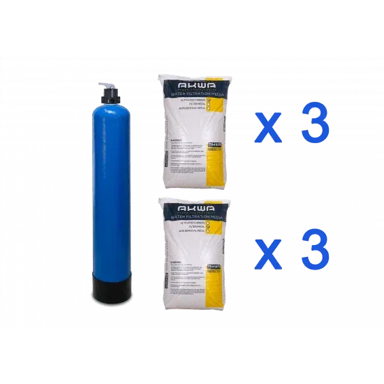 Mega Char Whole House Water Filters 150 Litre | Water Treatment | Storage