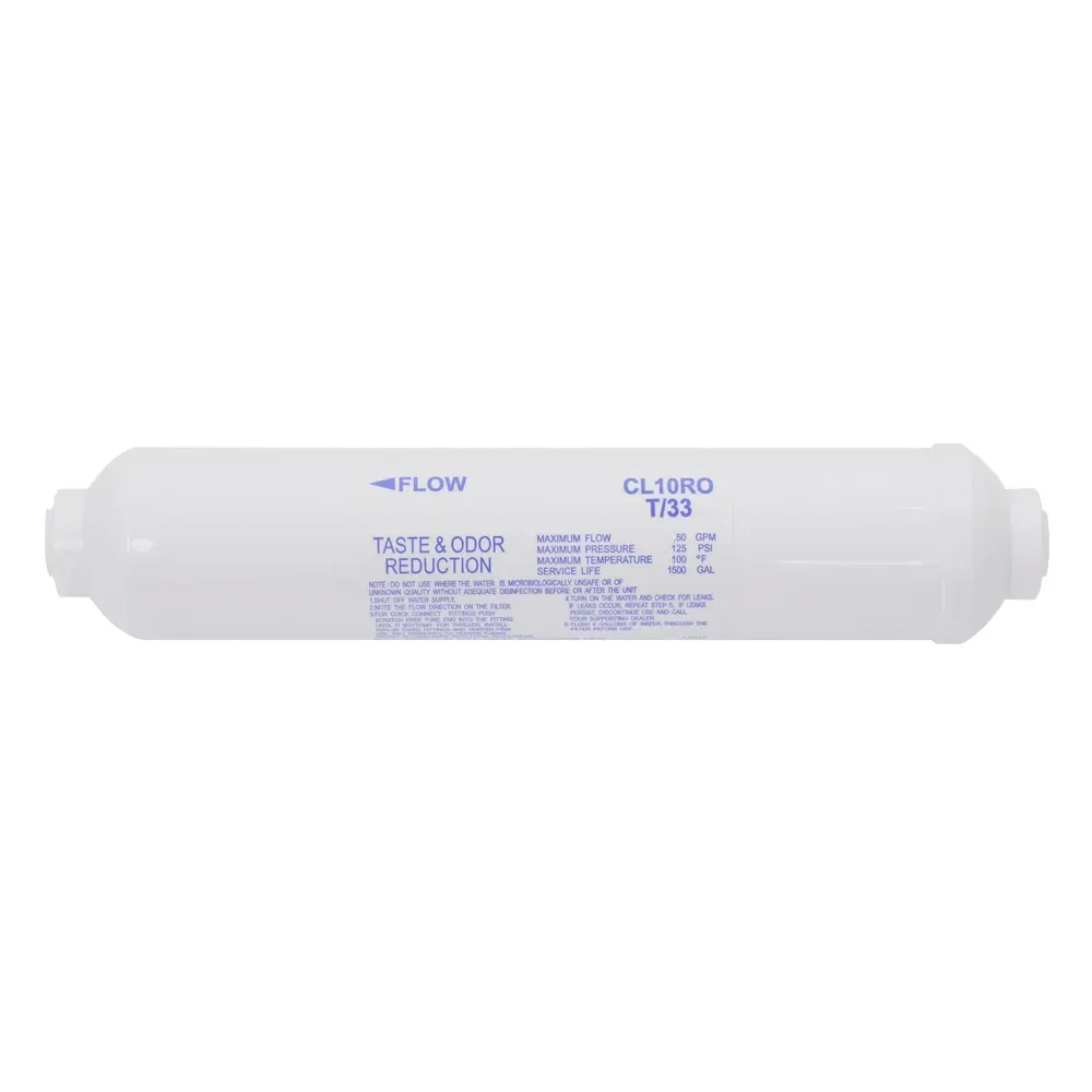 Filter Cartridge - In-line GAC Post Filter 1/4 Inch FNPT NSF | Water ...