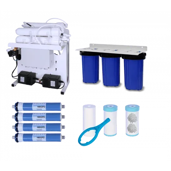 RO-418 High Flow RO System 80-100lph With Prefiltration | Water ...